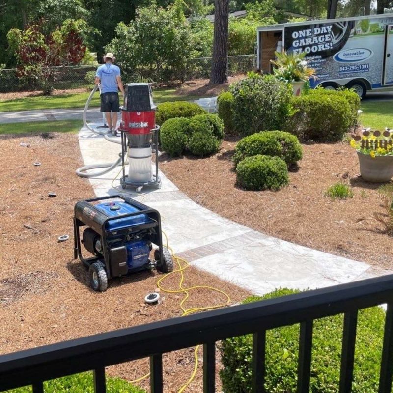 Concrete Sidewalk Coating Project in Guyton, GA 31312