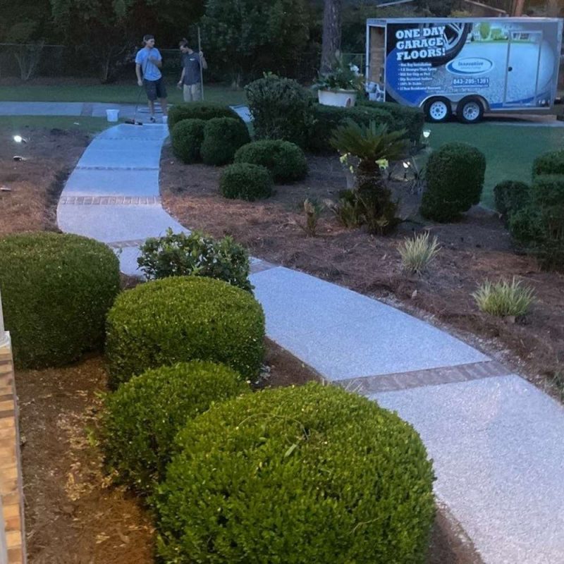 Concrete Sidewalk Coating Project in Guyton, GA 31312