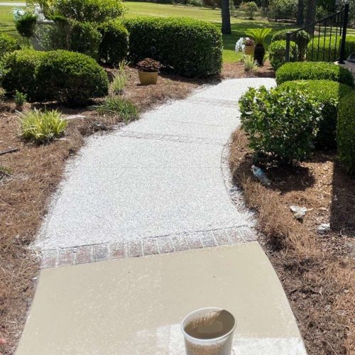 Concrete Sidewalk Coating Project in Guyton, GA 31312